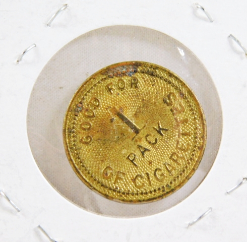 Trade Token*Ginger*Good for 1 Pack Cigarettes | Property Room