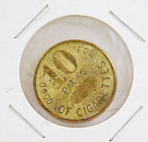 Trade Token*Good for 10 Packs of Cigarettes | Property Room