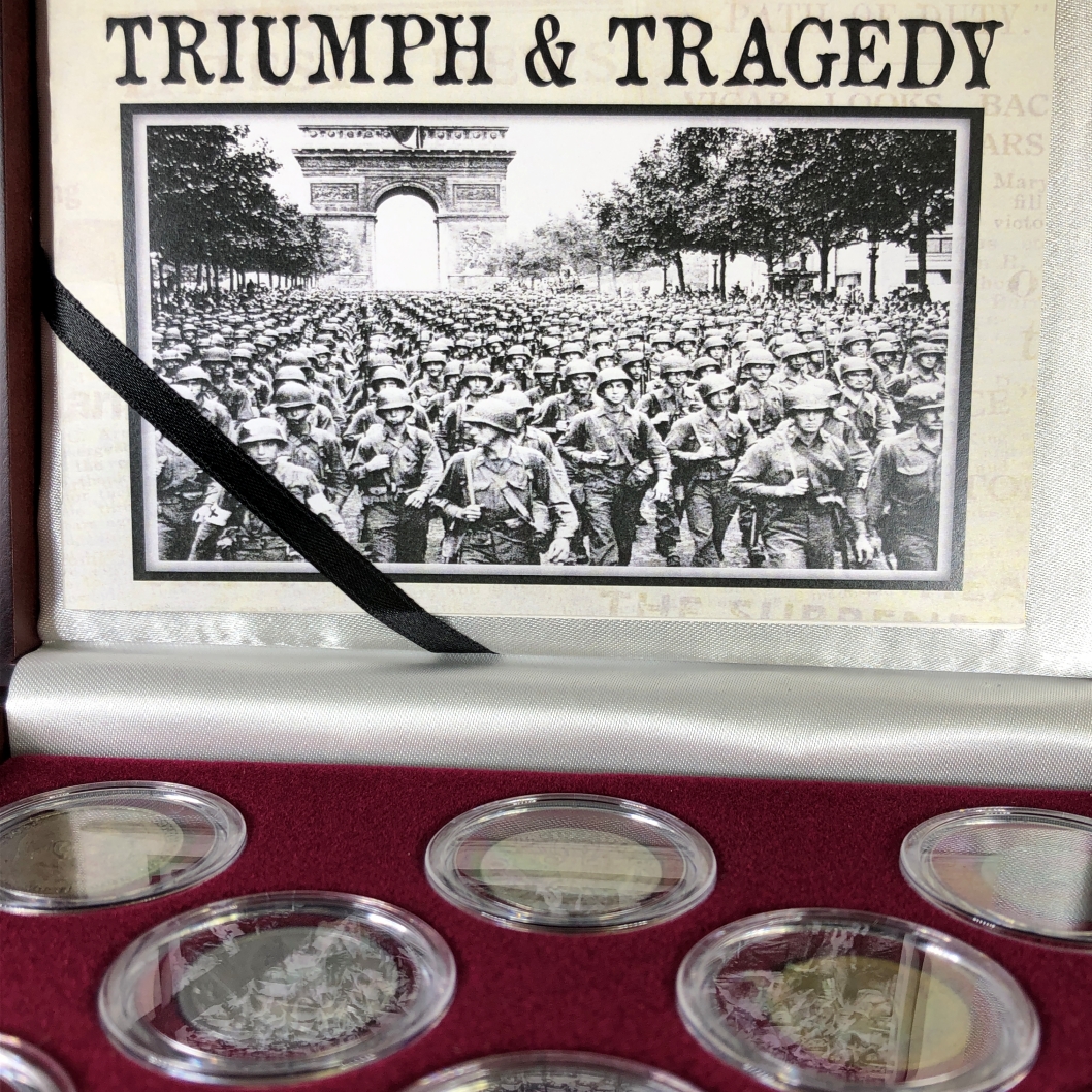 Triumph & Tragedy: The Second World War European Theater Eight Coin Set ...