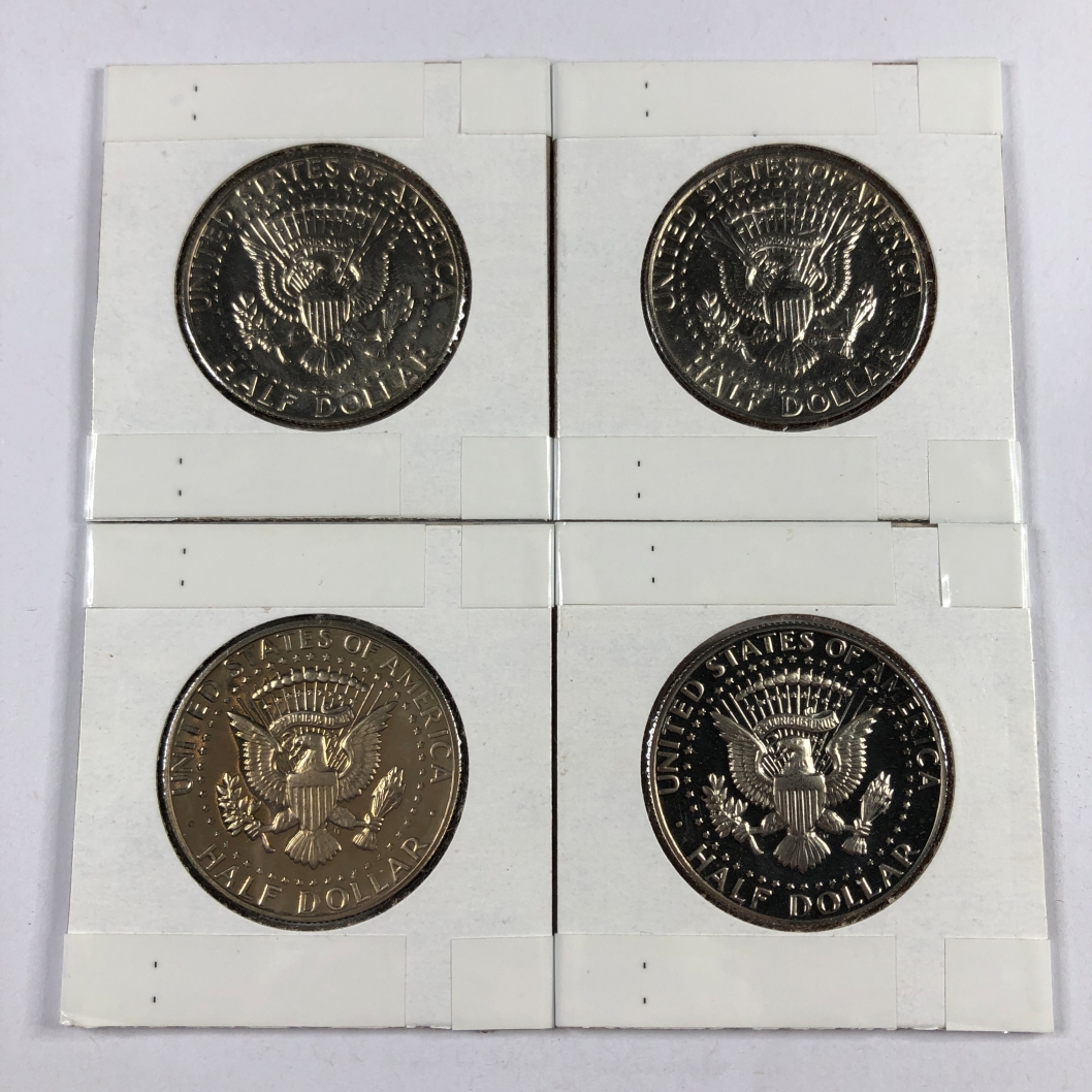 Two 1981-S Proof Kennedy Half Dollars (1 filled "s")*DCAM* and 1981-P ...