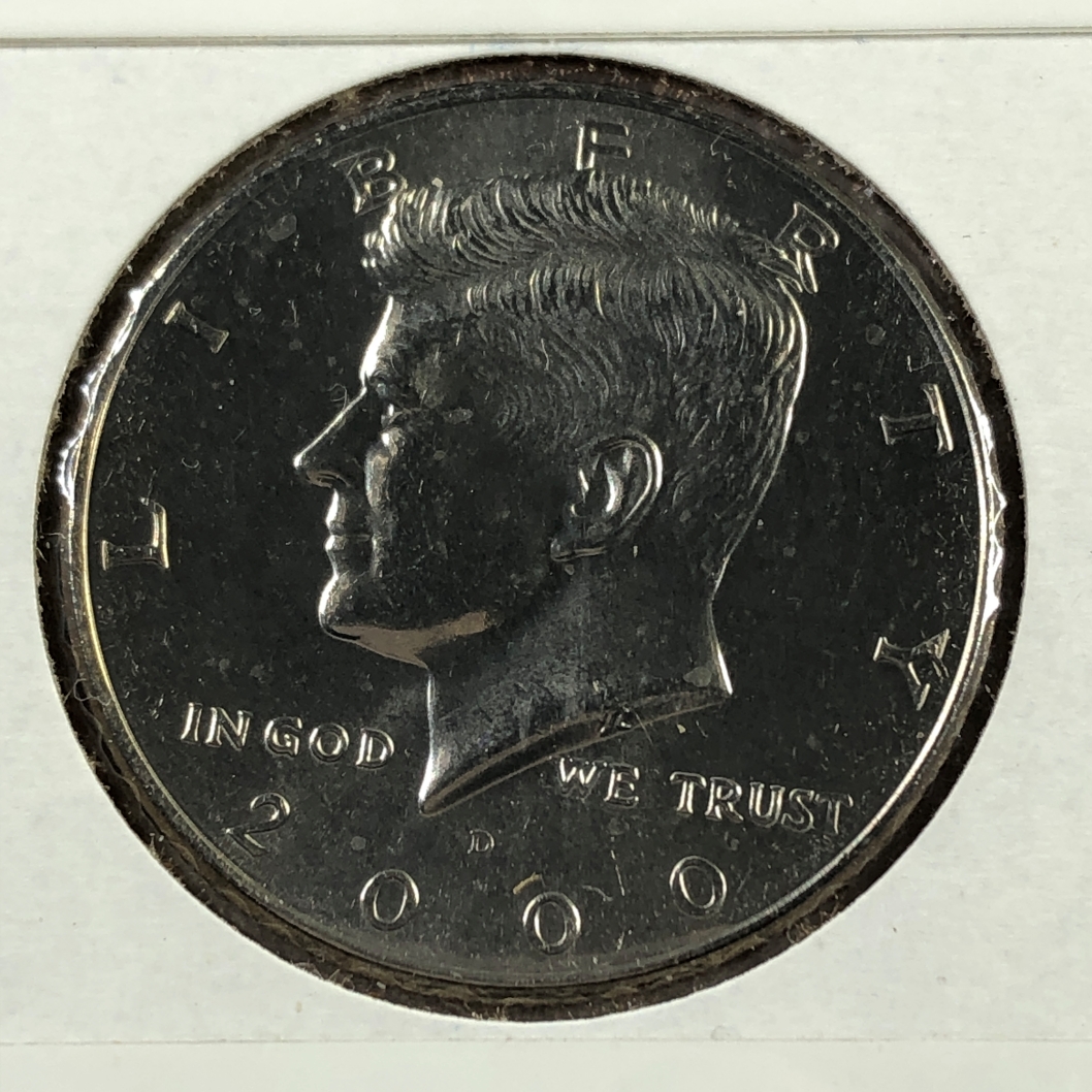 Uncirculated 2000-D Kennedy Half Dollar AND 2011-D Sacagawea Dollar ...