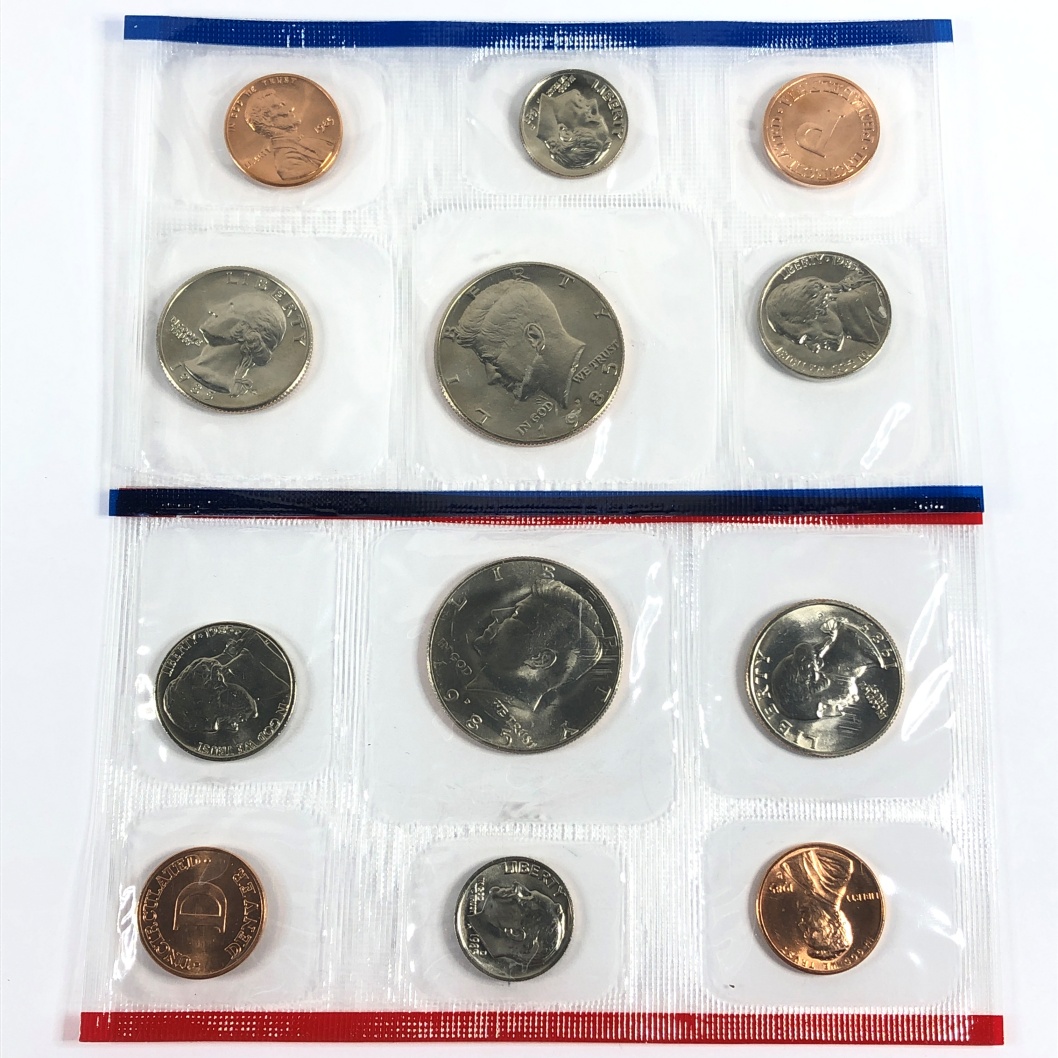 United States Mint 1985 Uncirculated Coin Set*With P & D Mint Marks*In ...