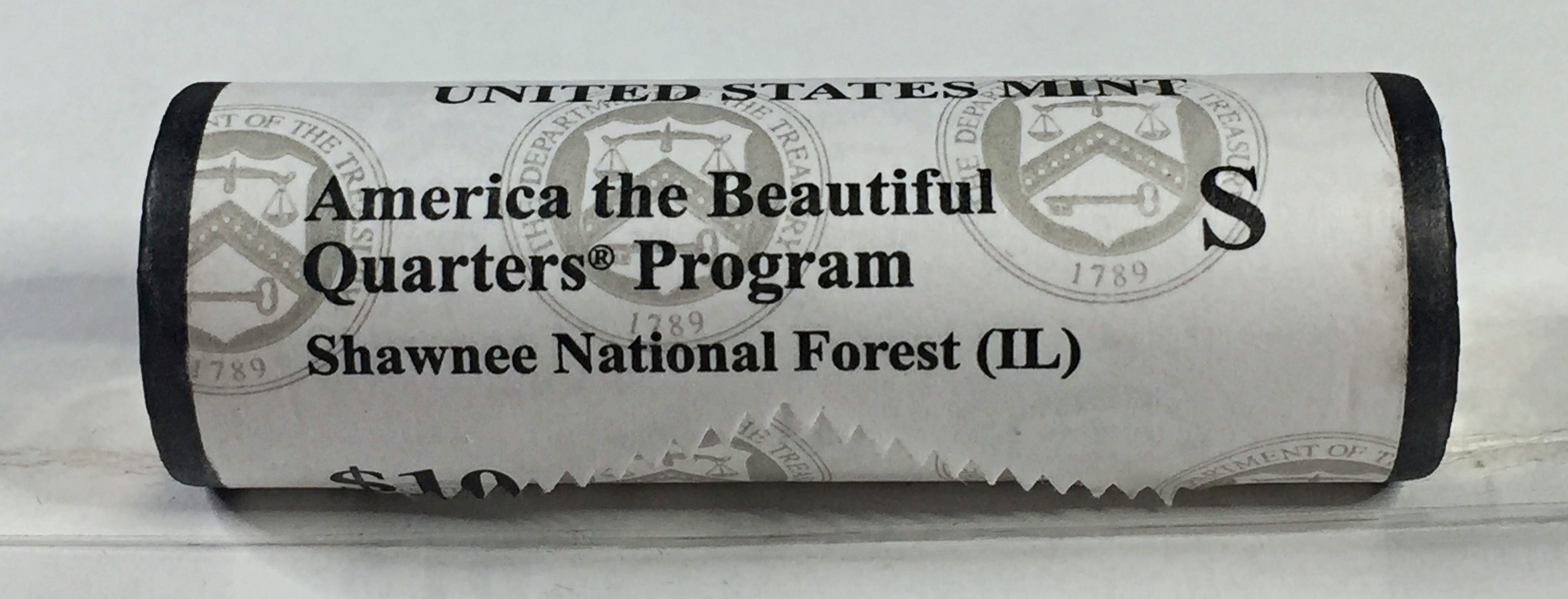 UNOPENED $10 US Mint Roll of 2016-S America the Beautiful Shawnee ...