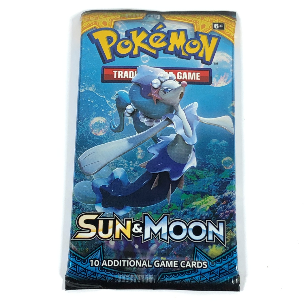 Unopened Booster Pack of POKEMON Trading Card Game*Sun & Moon*10 Cards ...