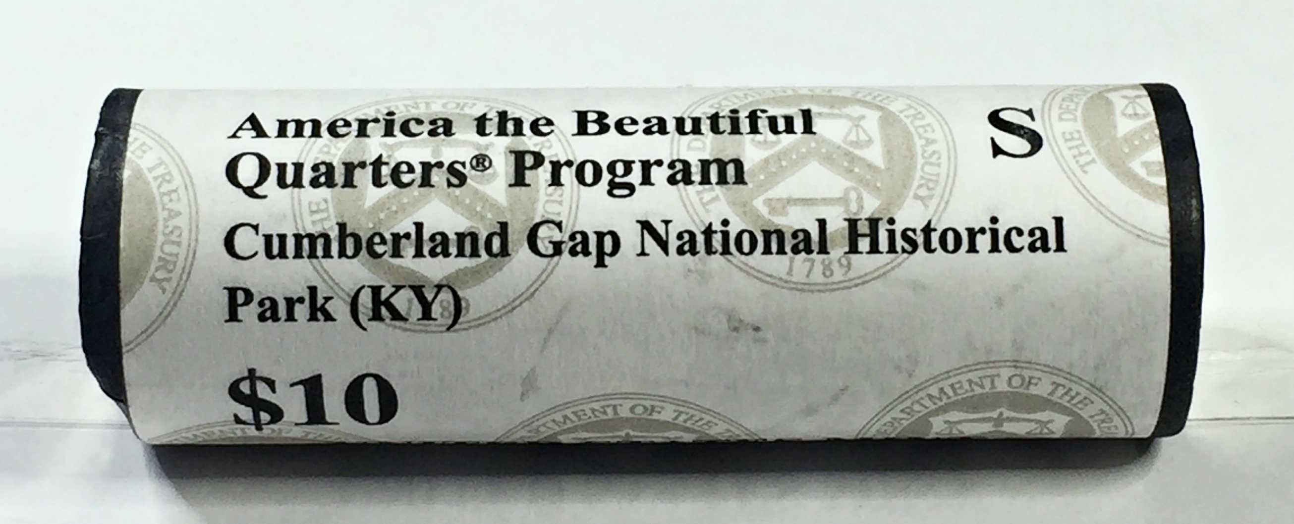 UNOPENED US Mint $10 Roll 2016-S America the Beautiful Cumberland Gap ...