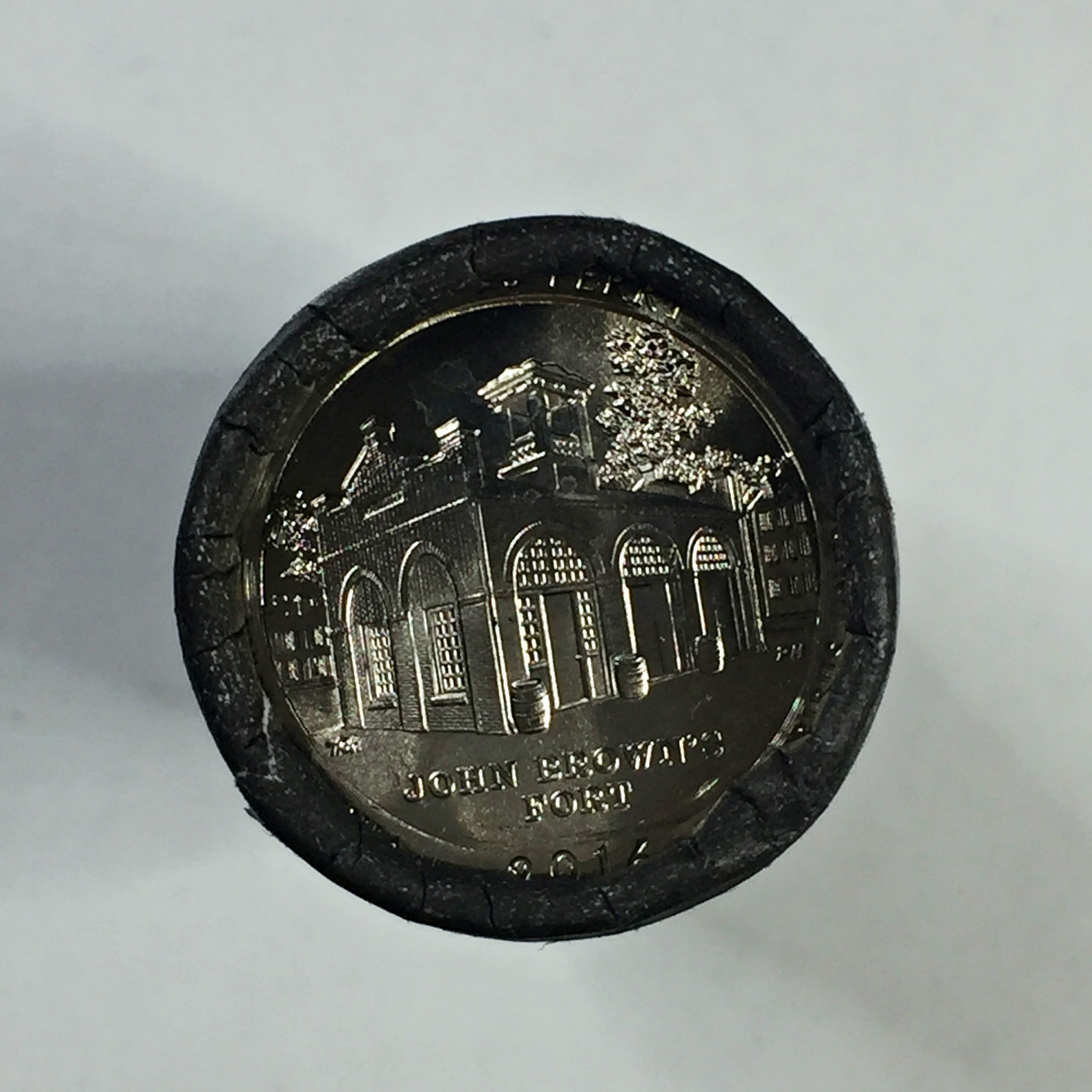 UNOPENED US Mint $10 Roll of 2016-P America the Beautiful Harpers Ferry ...