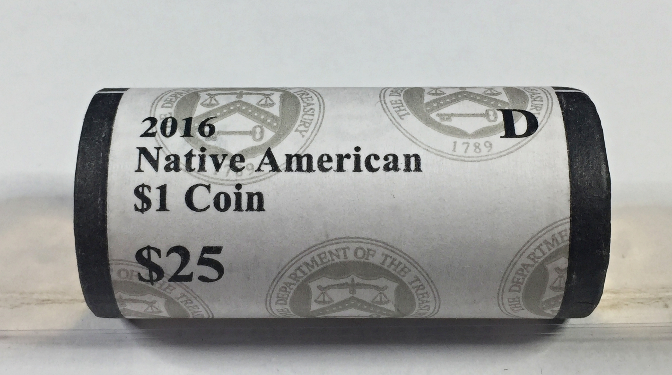 UNOPENED US Mint 2016-D $25 Roll of Native American Code Talkers ...