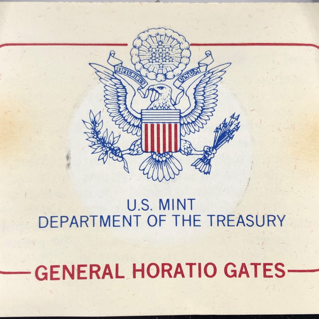 US Mint Pewter Reproduction of the Medal Presented to Gen. Horatio ...