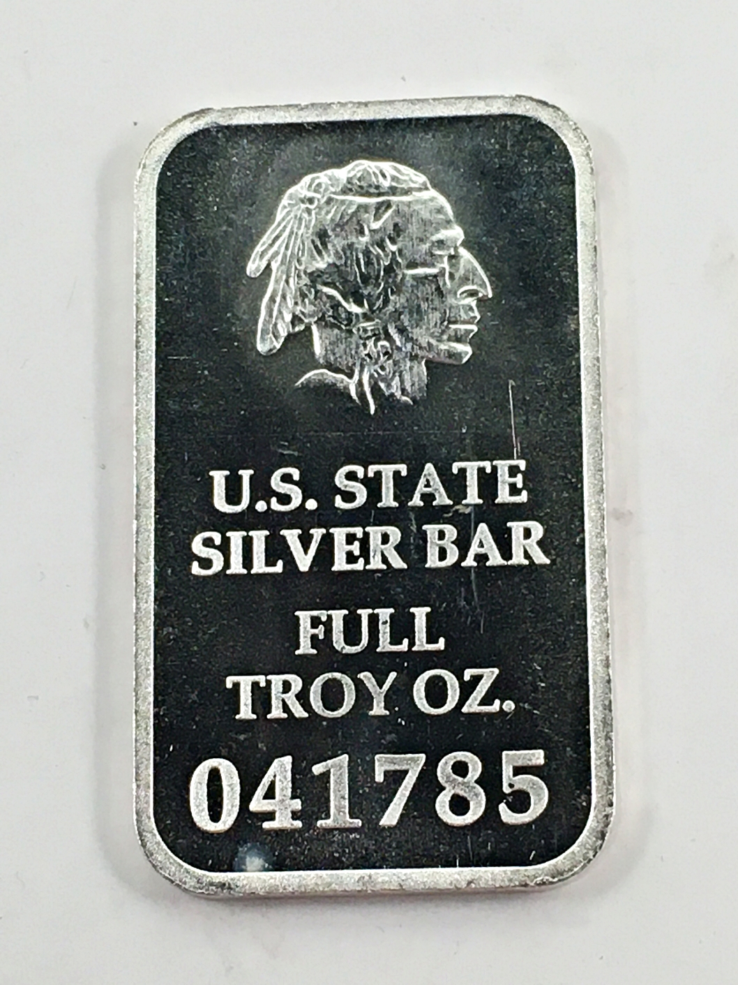 US State of Rhode Island Silver Bar*Full Troy Oz.*.999 Fine Certified ...