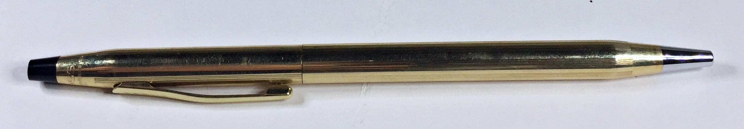 Vintage 10K Gold Filled Cross Pen - Needs Ink - 14.5 Grams Total Weight ...