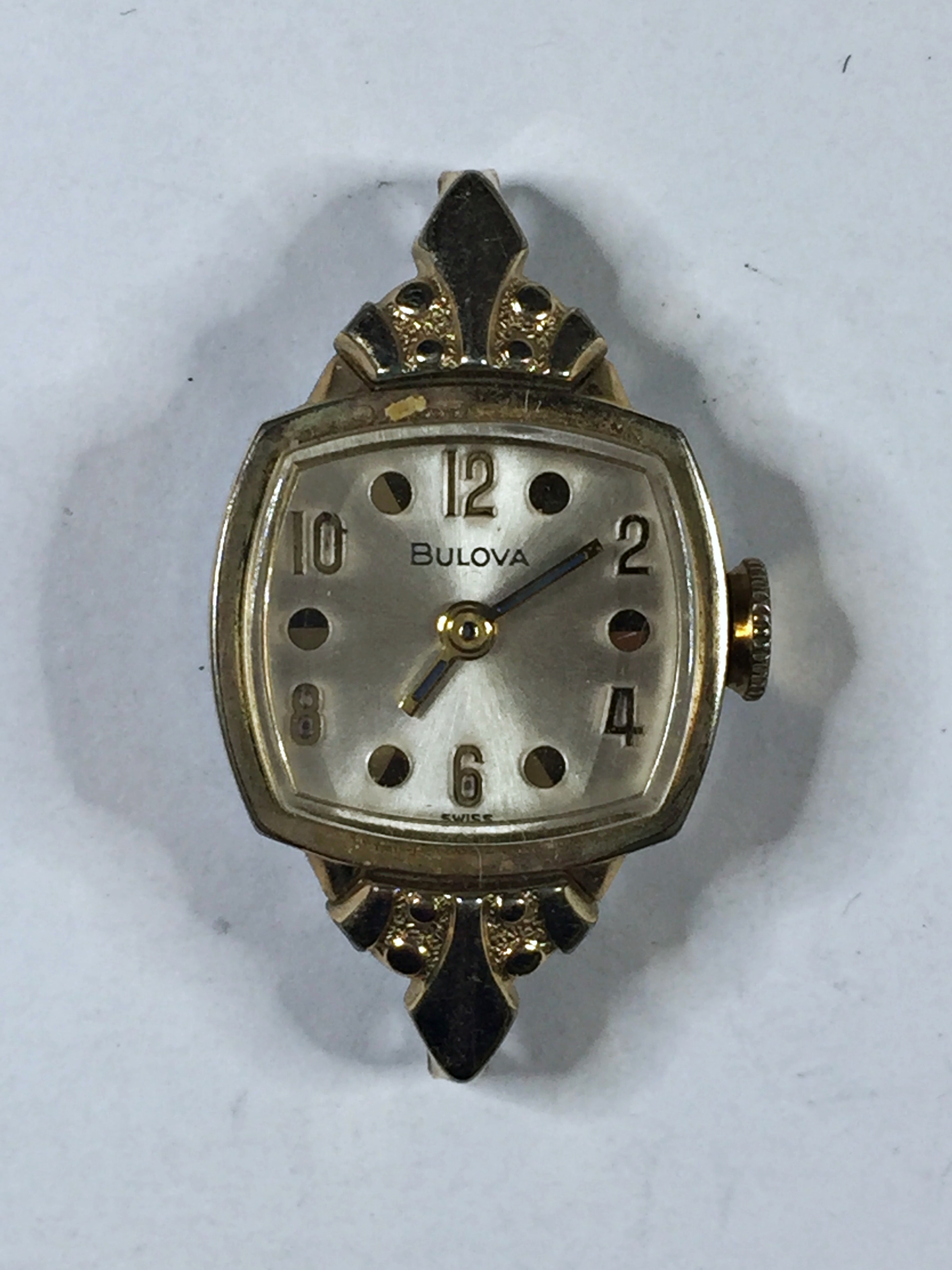 Vintage 10K Rolled Gold Bulova Women's Wrist Watch - 20 Grams Total ...