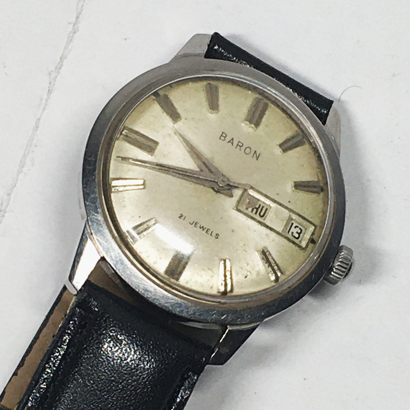 Vintage Baron 21 Jewels Self Winding Watch | Property Room