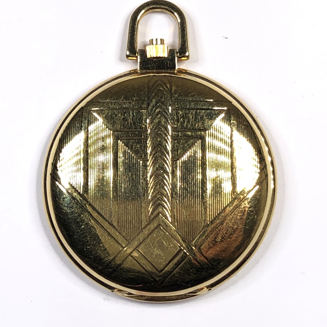 Vintage Gold Filled Stamper Quartz Pocket Watch - 37.6 Grams Total ...
