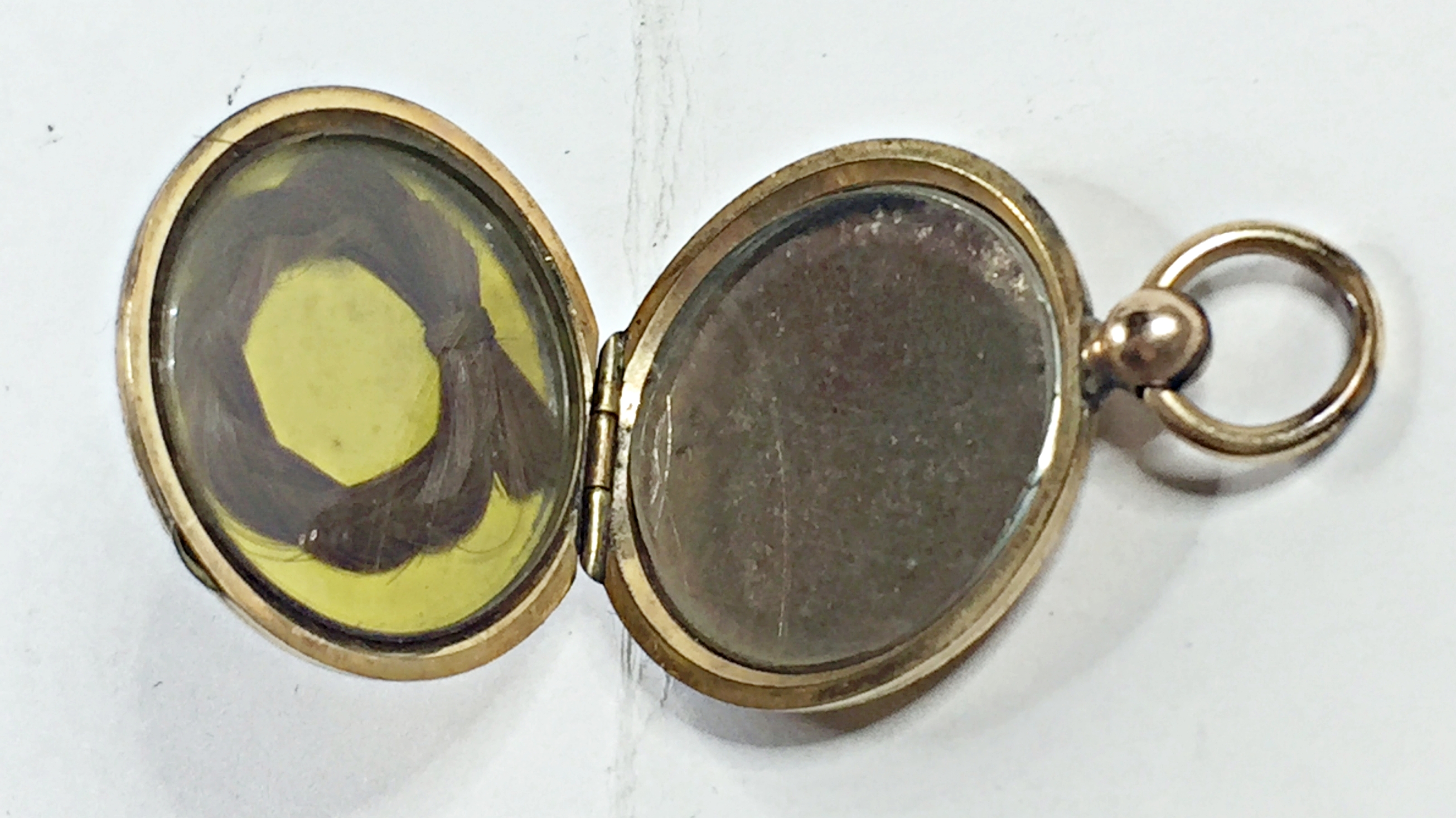 Vintage Gold Filled Victorian Ornate Hair Locket - 14.3 Grams Total ...