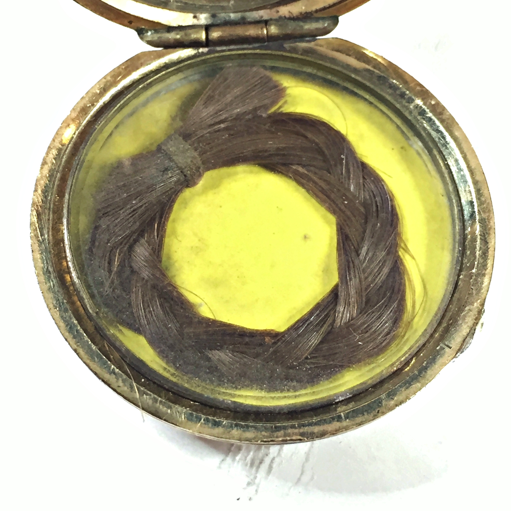 Vintage Gold Filled Victorian Ornate Hair Locket - 14.3 Grams Total ...