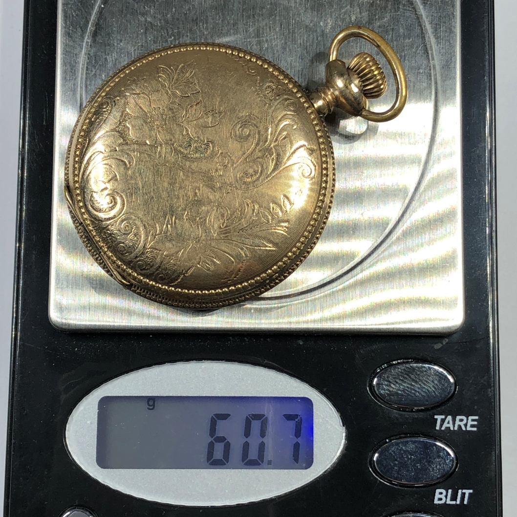 Vintage Gold Filled Waltham Pocket Watch - 60.6 Grams Total Weight ...