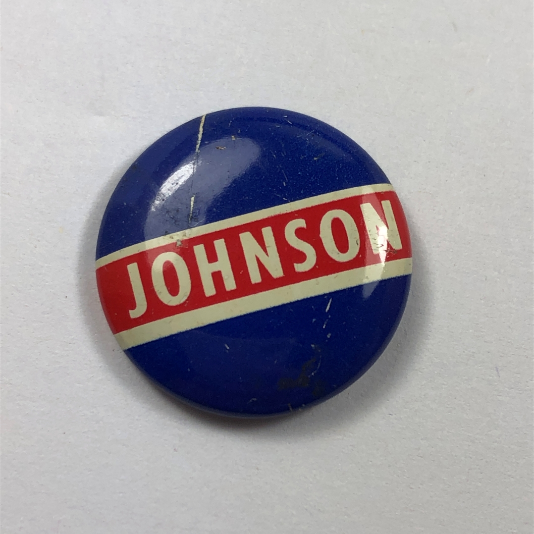 Vintage JOHNSON Political Pin | Property Room