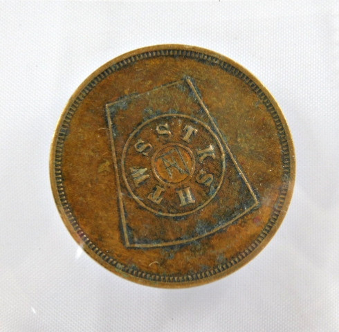 Vintage Masonic One Penny Token | Property Room