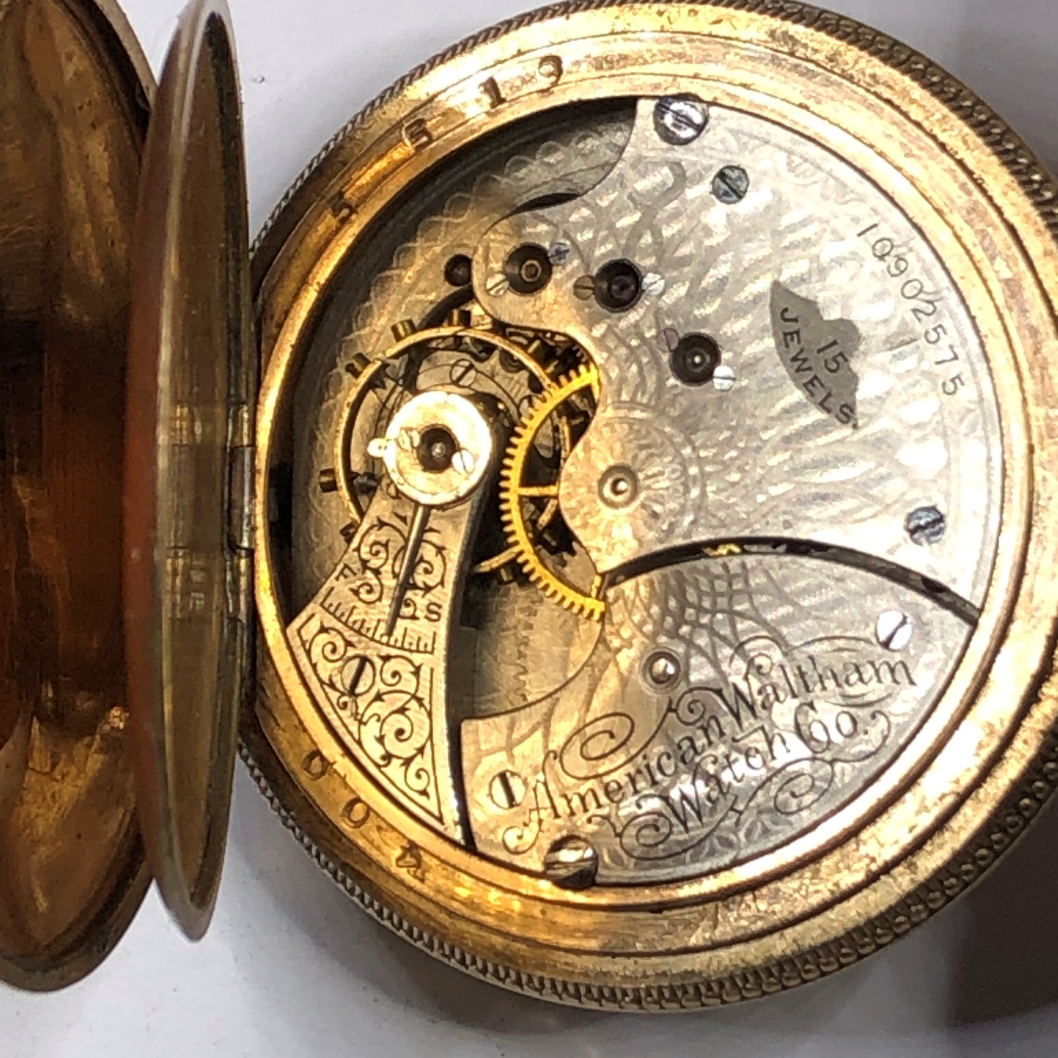 Vintage Sterling Silver Elgin Engraved Pocket Watch - 167.5 Grams Total ...