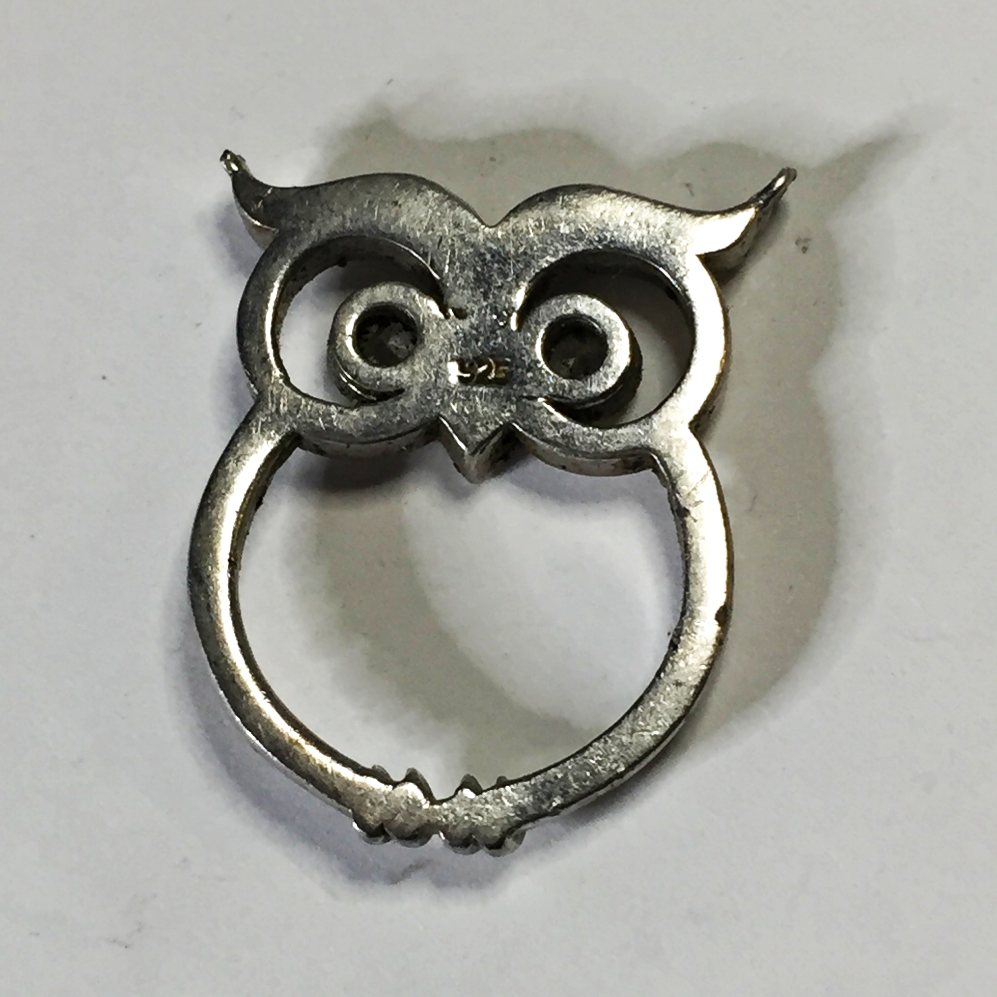 Vintage Sterling Silver Owl - 3 Grams Total Weight - 1" Long | Property ...