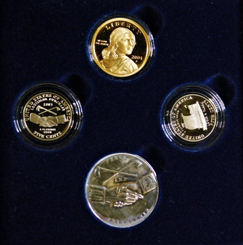 Westward Journey 2004 Coin and Medal Set*Includes Sacagawea, Peace and ...