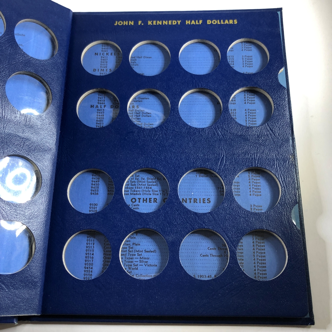Whitman Classic Album for Kennedy Half Dollars 1964- Excellent ...
