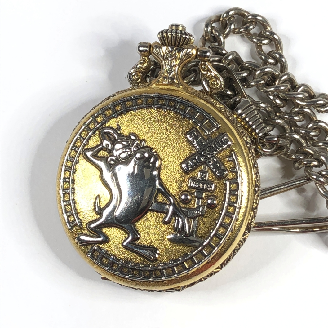 Working Taz Railroad Looney Tunes Pocket Watch*Great Stocking Stuffer ...