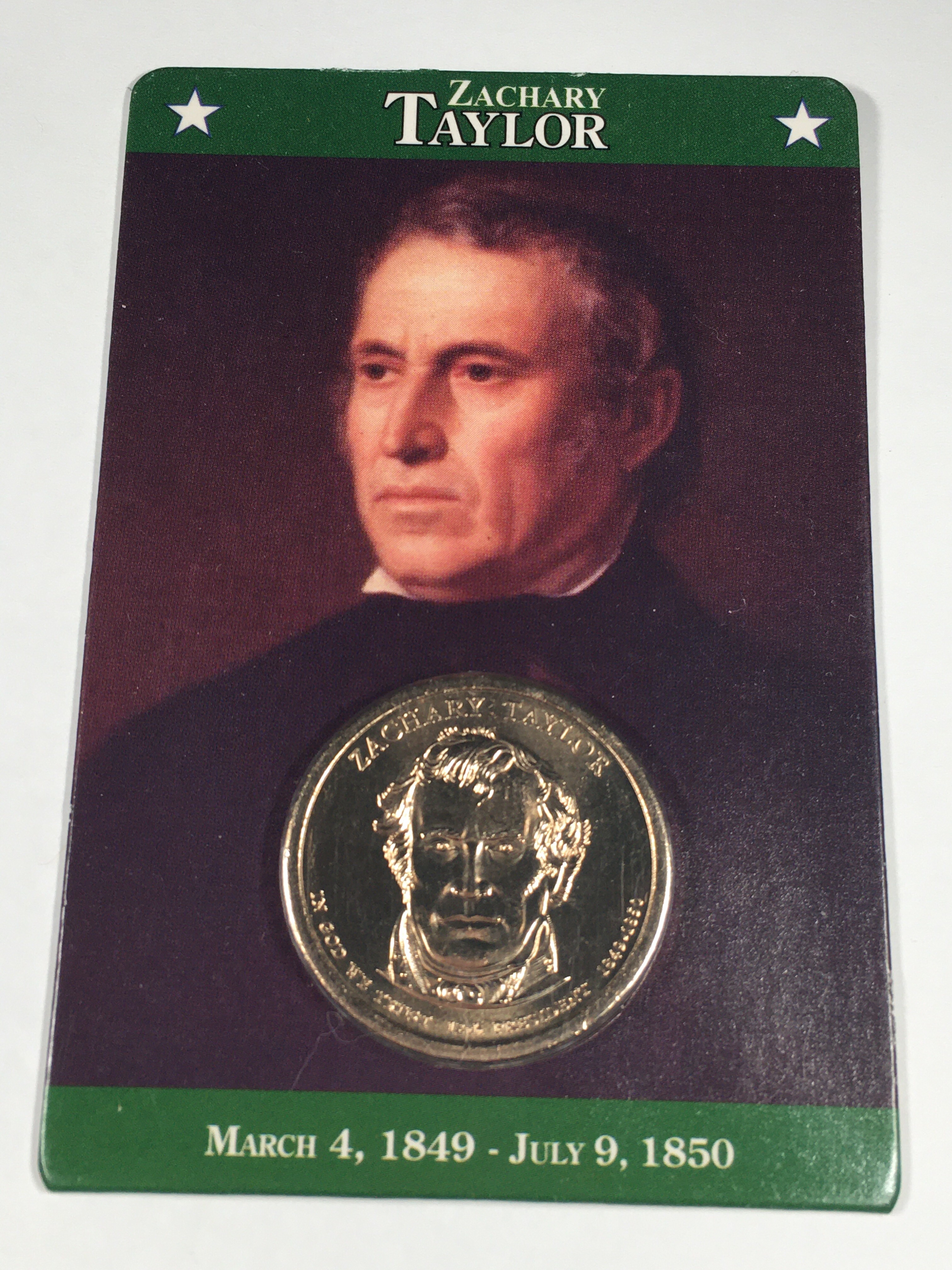 Zachary Taylor Presidential Commemorative Dollar*Brilliant Uncirculated ...