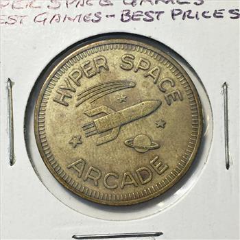 1" Game Token*Cyber Space Arcade*Brass*No Cash Value | Property Room