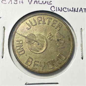 1" Game Token*Jupiter and Beyond*No Cash Value*Metal | Property Room