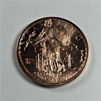 1 Ounce .999 Proof Copper Round*The Starving Liberty Z2*Currency of the ...