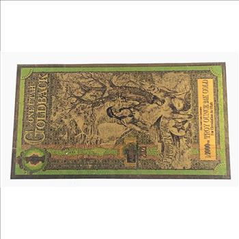 1 Utah Goldback*1/1000th Troy Ounces of 24K Gold*For Circulation in ...