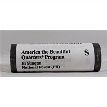 $10 U.S. Mint Wrapped Roll 2012-S El Yunque National Forest Quarters ...