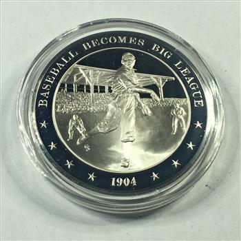 1.2 oz Proof Sterling Silver Historical Commemorative Medallion ...