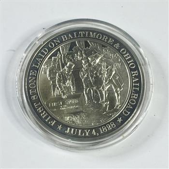1.2 oz Proof Sterling Silver Historical Commemorative Medallion*First ...