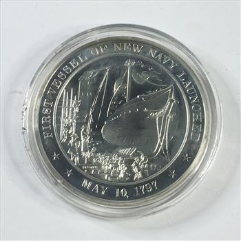 1.2 oz Proof Sterling Silver Historical Commemorative Medallion*First ...