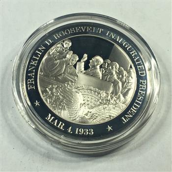 1.2 oz Proof Sterling Silver Historical Commemorative Medallion ...