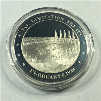 1.2 oz Proof Sterling Silver Historical Commemorative Medallion*Naval ...