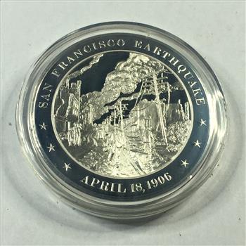 1.2 oz Proof Sterling Silver Historical Commemorative Medallion*San ...