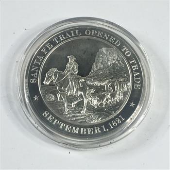 1.2 oz Proof Sterling Silver Historical Commemorative Medallion*Santa ...