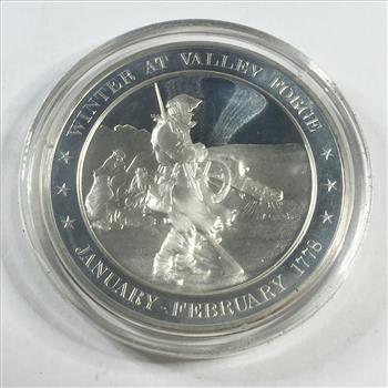 1.3 oz Proof Sterling Silver Historical Commemorative Medallion*Winter ...
