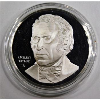 1.3oz Proof Silver Commemorative of Zachary Taylor*In Protective ...