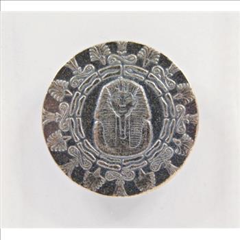 1/4 oz .999 Fine Antiqued Silver Egyptian Pharoah/Mummy Commemorative ...