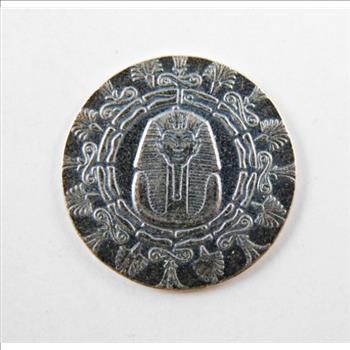 1/4 oz .999 Fine Antiqued Silver Egyptian Pharoah/Mummy Commemorative ...