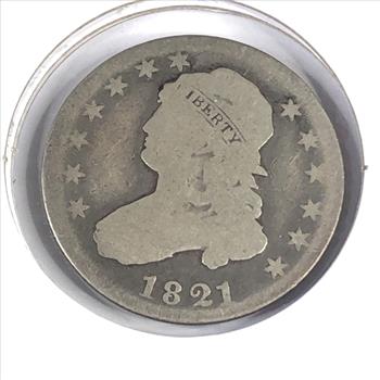 1821 Silver Capped Bust Quarter | Property Room