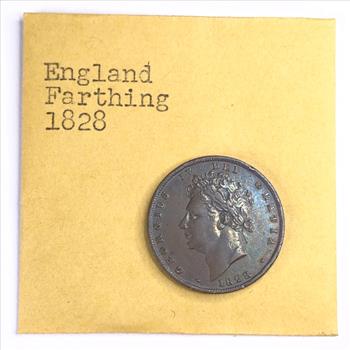 1828 England One Farthing | Property Room