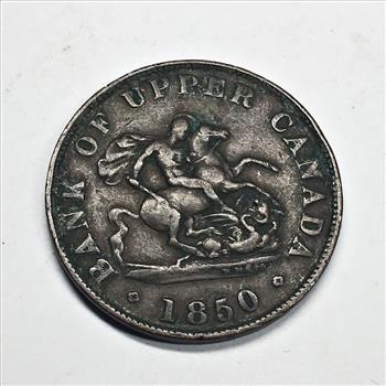 1850 Canada Half Penny | Property Room