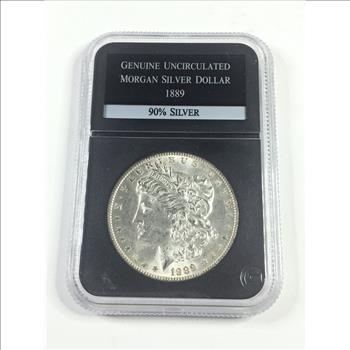 1889 Morgan Silver Dollar*Graded Genuine Uncirculated by PCS Stamps ...