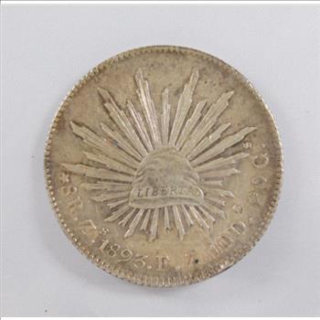 1893 Silver Mexico Silver Peso High Grade | Property Room