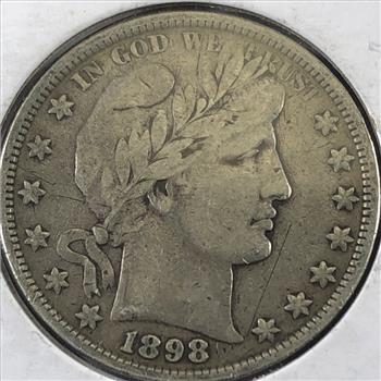 1898 Silver Barber Half Dollar | Property Room